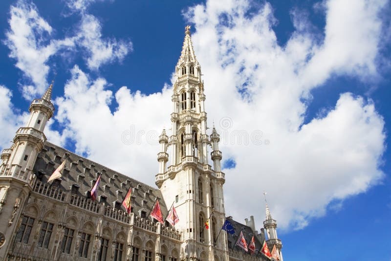 Grand Place, Brussels, Belgium Stock Photo - Image of bruxelles, town ...
