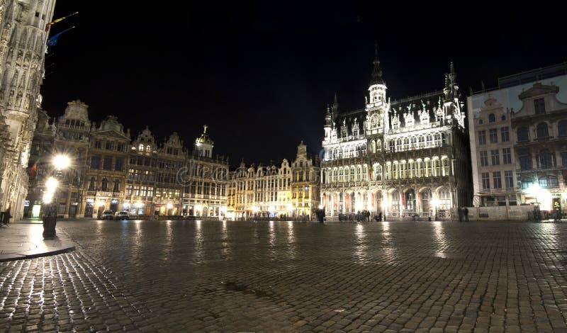 Grand Place, Brussels, Belgium Stock Photo - Image of bruxelles, town ...