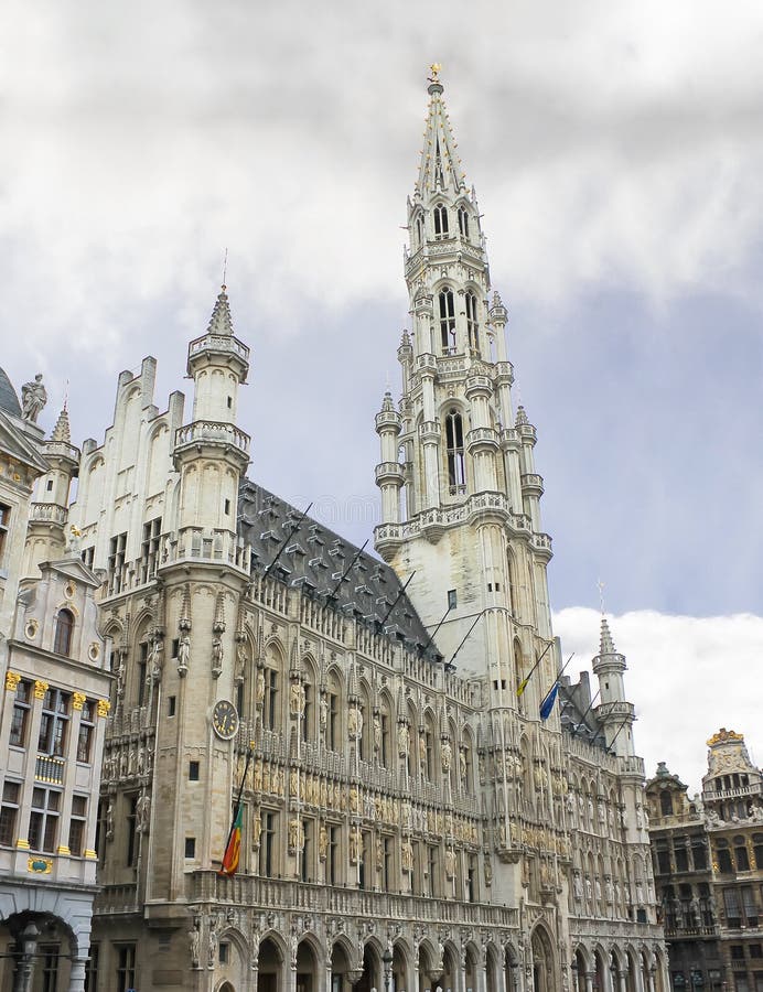 Grand Place and Grote Markt in Brussels Stock Photo - Image of brussels ...