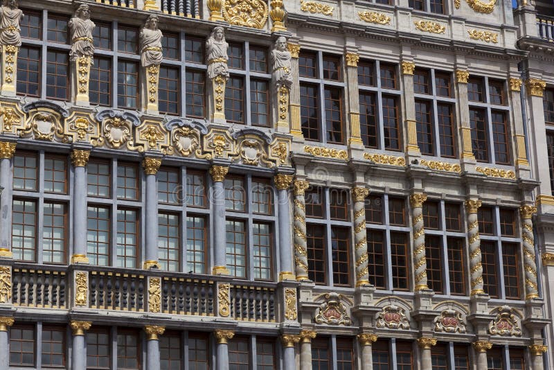 Grand Place Square, Brussels Stock Image - Image of grand, belgique ...