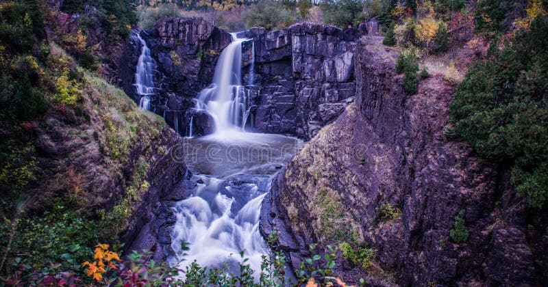 Devil s Kettle Waterfall stock photo. Image of foliage - 32496738