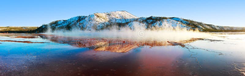 Grand Prismatic Spring Panorama Picture. Image: 5615447