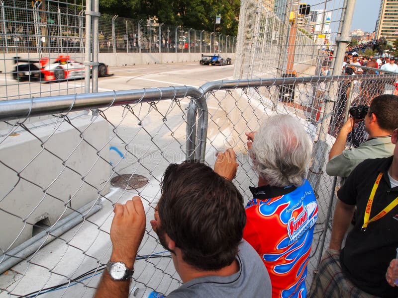 Grand Prix Spectators and Race Cars Editorial Stock Image - Image of ...
