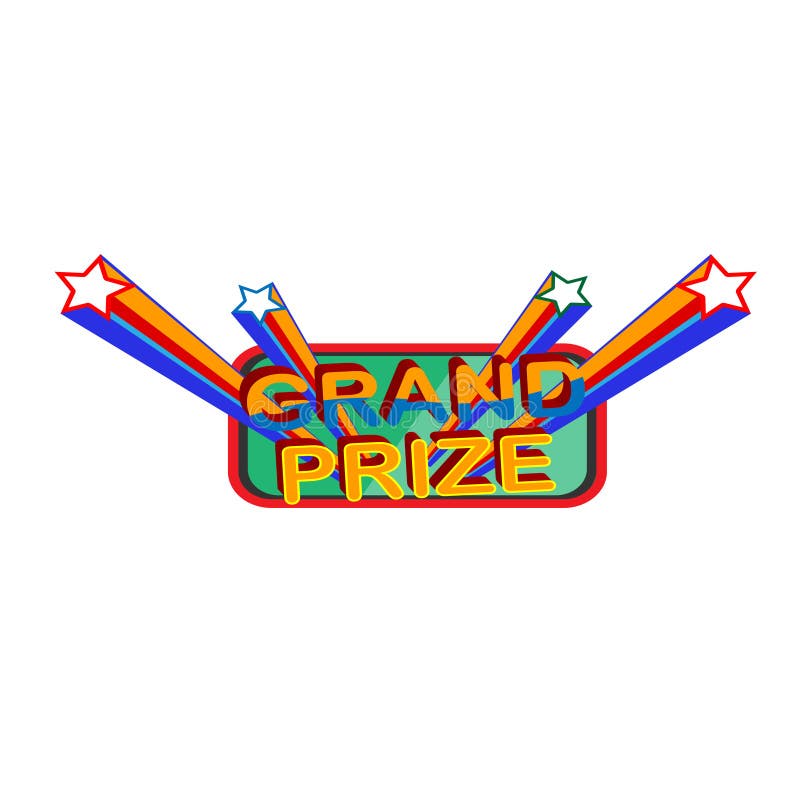 Grand Prize Ribbon Stock Illustrations – 181 Grand Prize Ribbon Stock ...