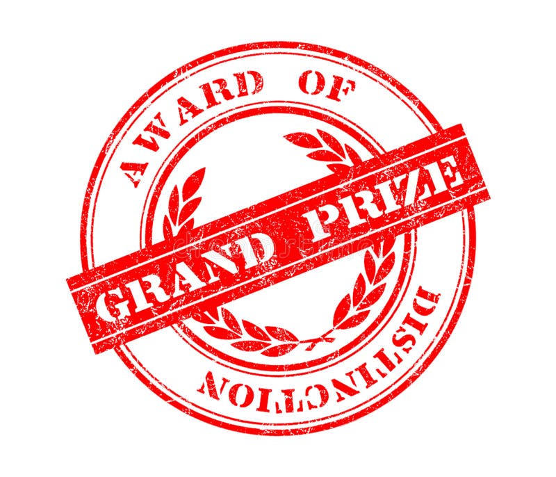 Grand Prize Label or Sticker Stock Vector - Illustration of certificate ...