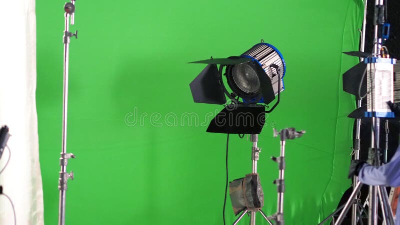 Grand Projecteur Du Studio LED Pour La Production Visuelle Image stock ...