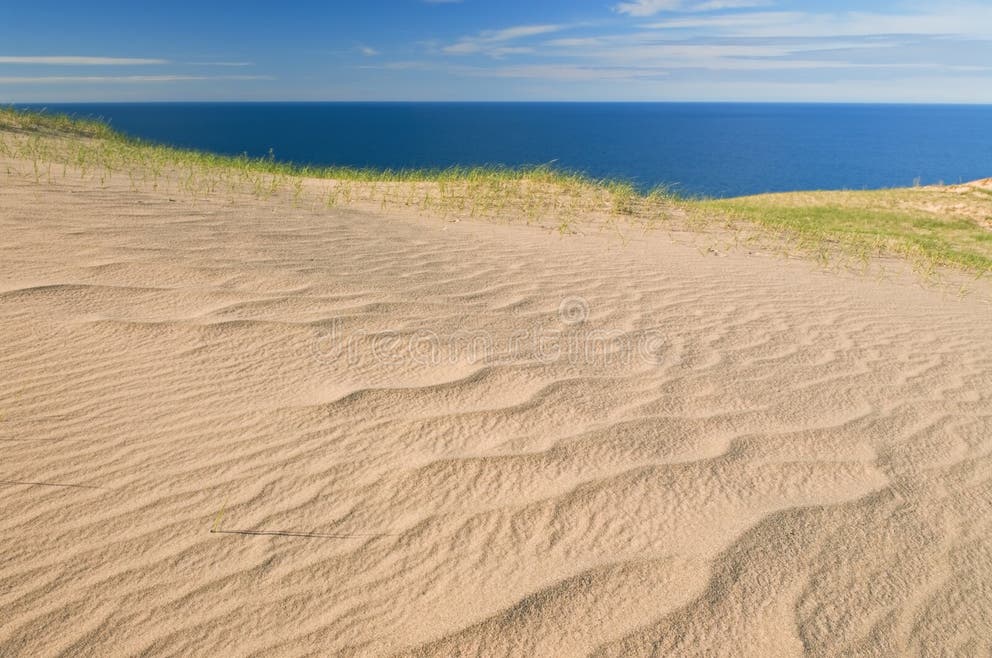 Grand Sable Dunes stock photo. Image of national, beautiful - 9103158