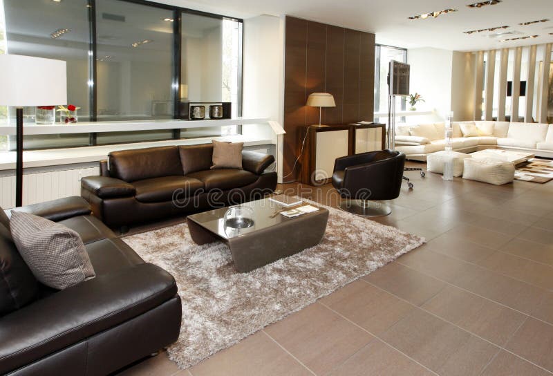 Grand salon photo stock. Image du indoors, architecture - 30894806