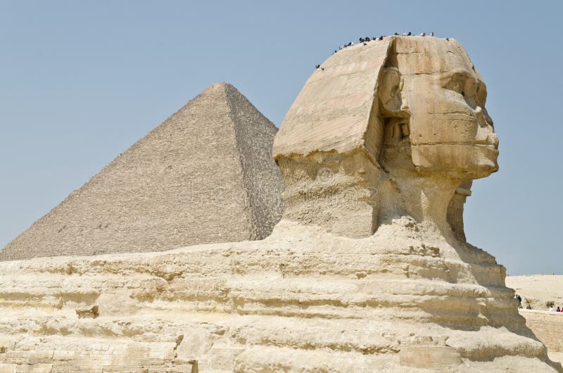 Grand sphinx de Gizeh photo stock. Image du monolithe - 35768626