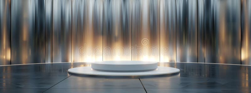 Grand Stage with Elegant Curtains, Designed for a Showcase of Modern ...