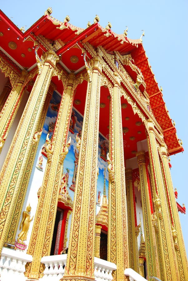 Grand temple s post. stock photo. Image of luxury, gold - 37080434