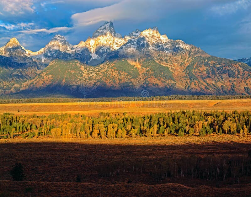 Grand Teton,Wyoming stock photo. Image of autumn, teton - 92790668