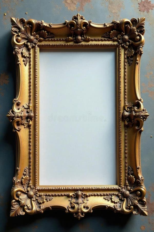 Grand, Weathered Baroque Picture Frame Deep Carvings , Decoration ...
