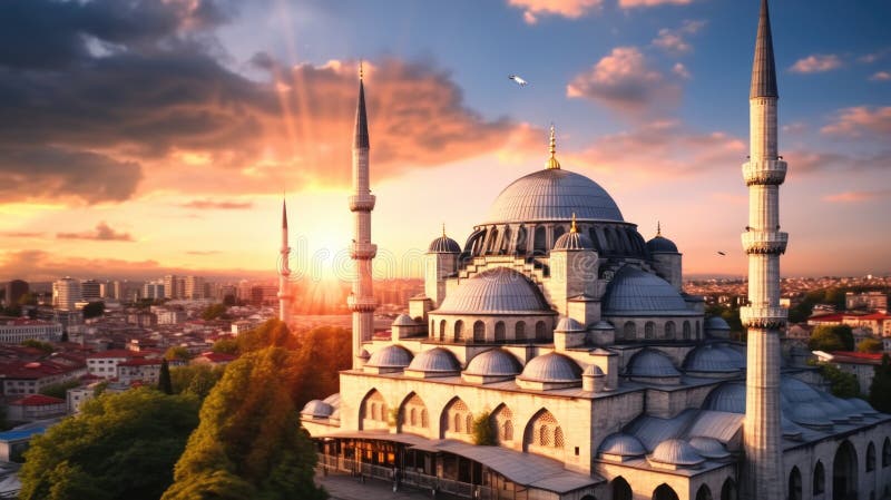 A Grand White Building with Multiple Spires, Suitable for Architectural ...