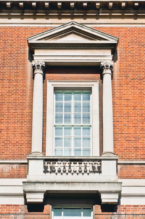 Grand window stock image. Image of house, detail, pillars - 61313477