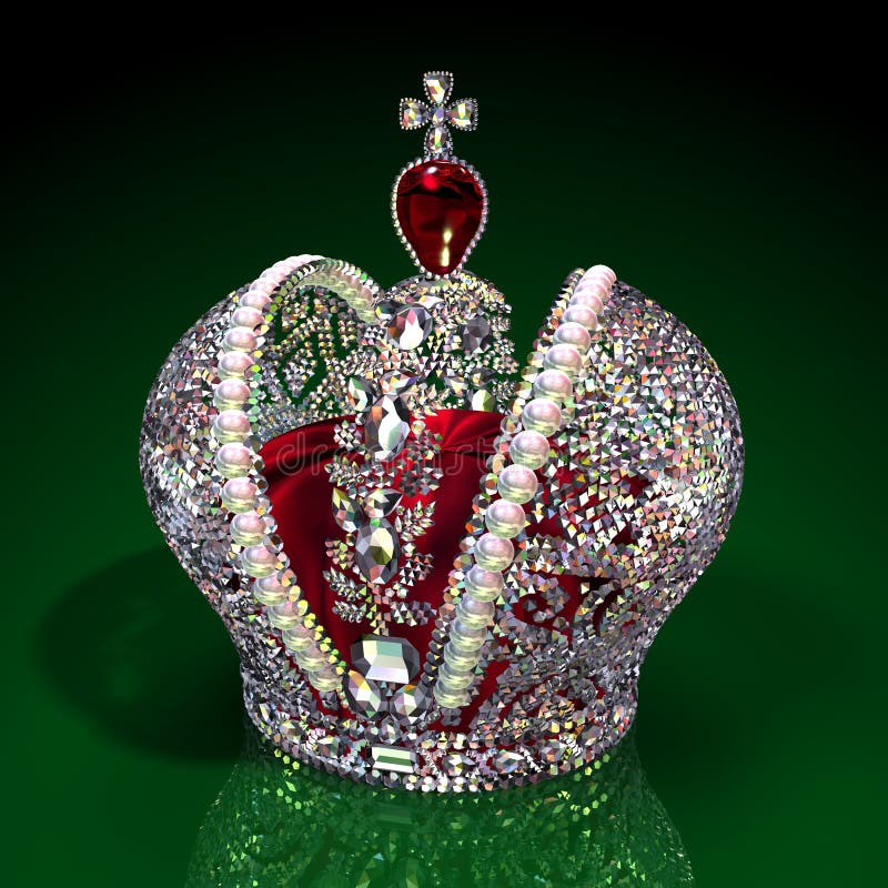 Grande couronne impériale illustration stock. Illustration du modèle ...