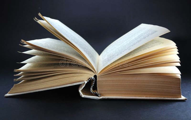 Grande libro aperto fotografia stock. Immagine di grande - 14225376