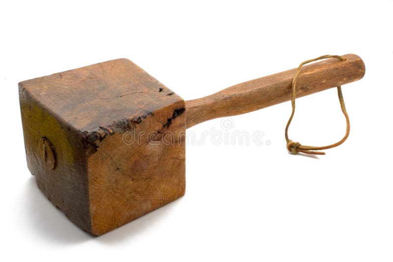 Grande maglio antico immagine stock. Immagine di isolato - 4769687