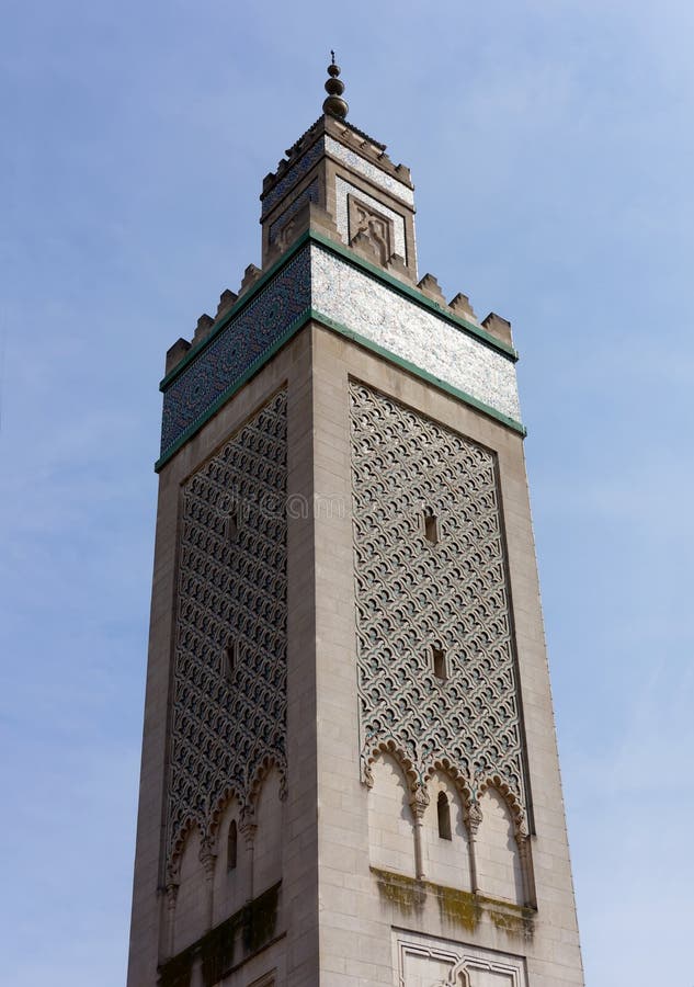 Moschea di Parigi immagine stock. Immagine di europa, islam - 3680765