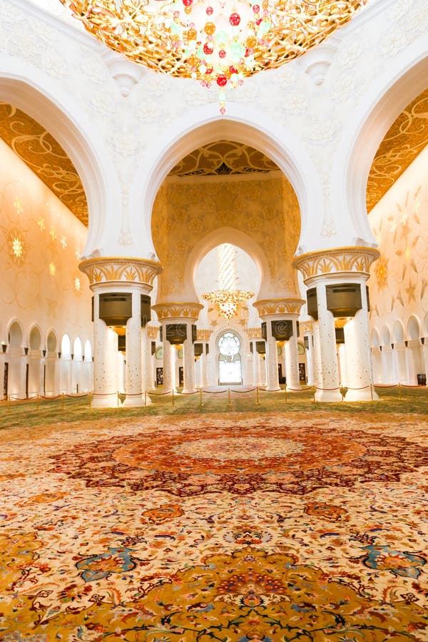 All'interno Della Moschea Di Badshahi Fotografia Stock - Immagine di ...