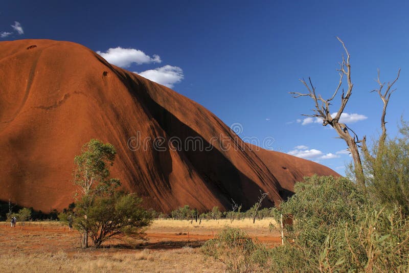 Grande Roche Rouge En Australie Image éditorial - Image du horizontal ...