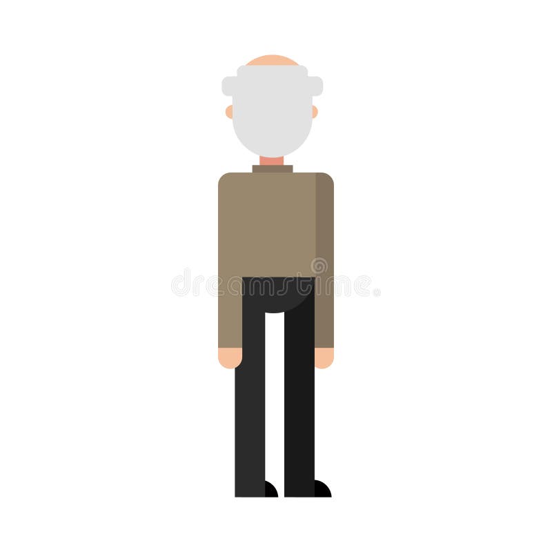 Grandfather Character Standing Stock Illustrations – 3,882 Grandfather ...