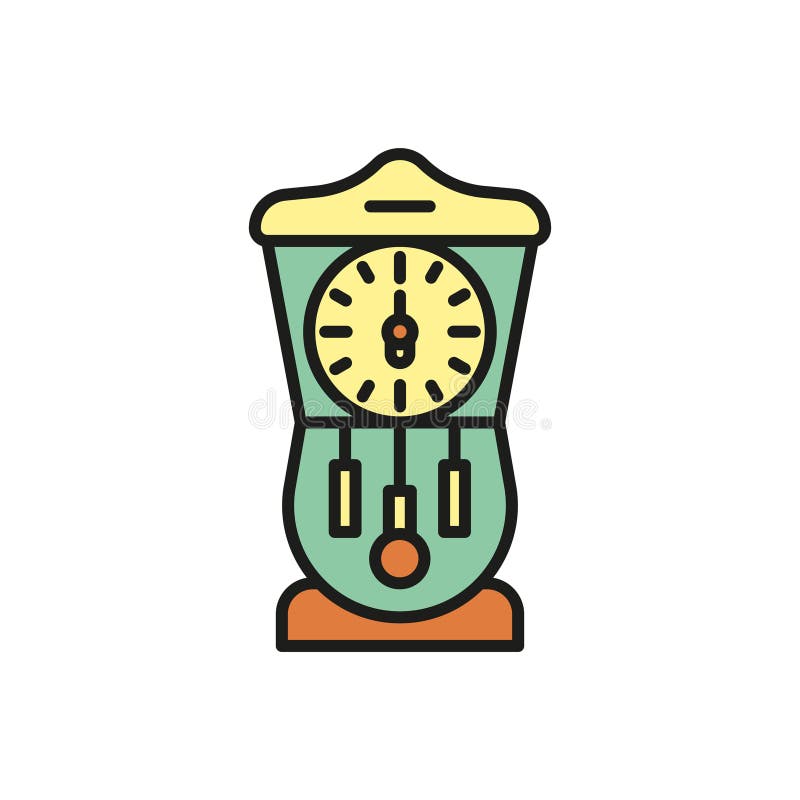 Grandfather Clock Icon Vector Icon Design Templates Simple and Modern ...