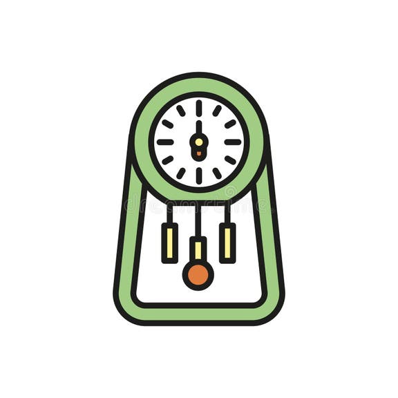 Grandfather Clock Icon Vector Icon Design Templates Simple and Modern ...