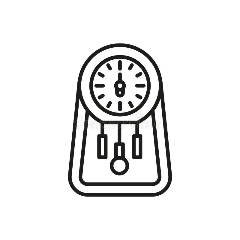 Grandfather Clock Icon Vector Icon Design Templates Simple and Modern ...