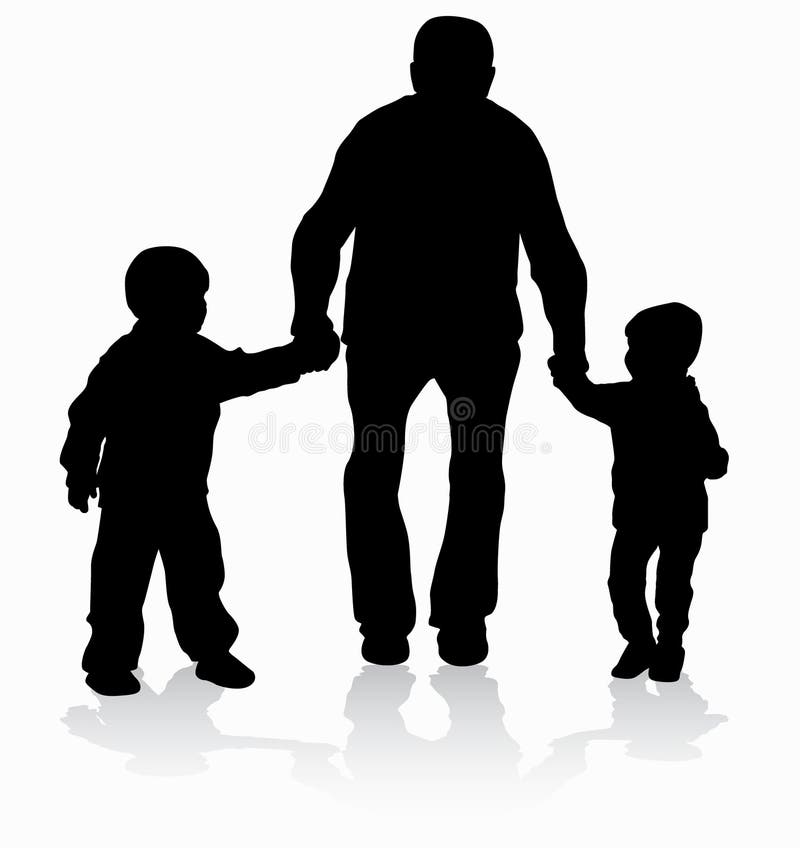 Grandfather with Her Grandchildren Stock Vector - Illustration of flat ... Grandfather with Her Grandchildren Stock Vector - Illustration of flat ...
