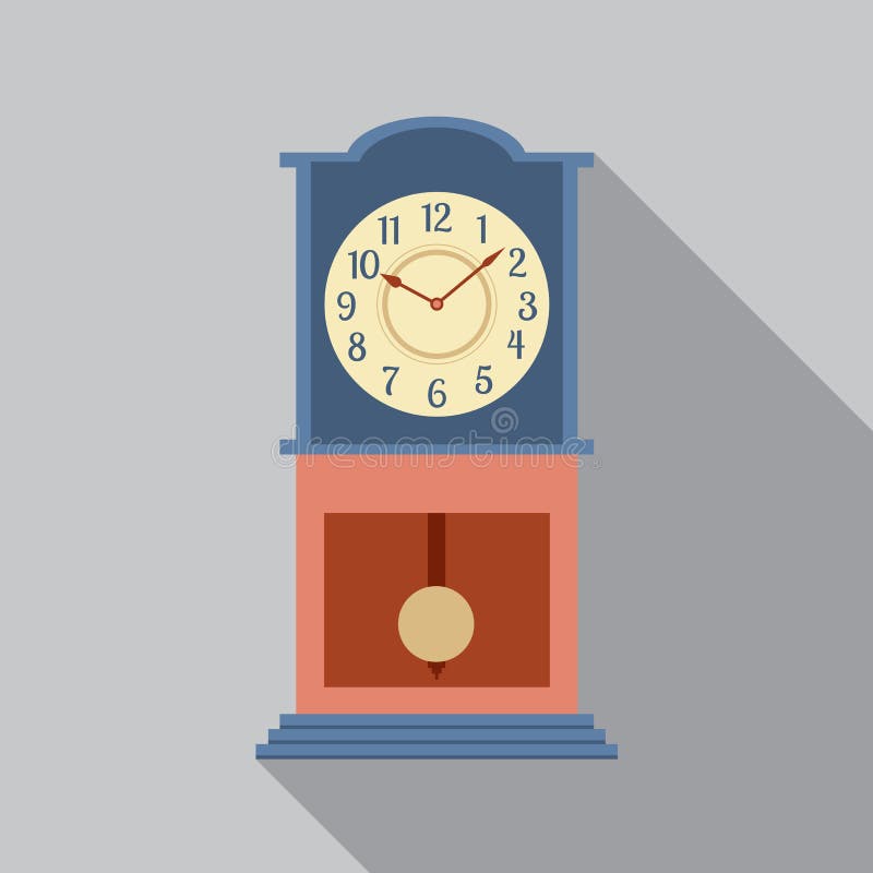 Pendulum Clock Coloring Book For Adults Vector Stock Vector ...