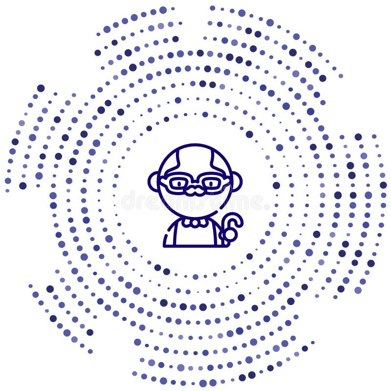 Grandfather Vector Icon. Grandfather Editable Stroke Stock Vector ...