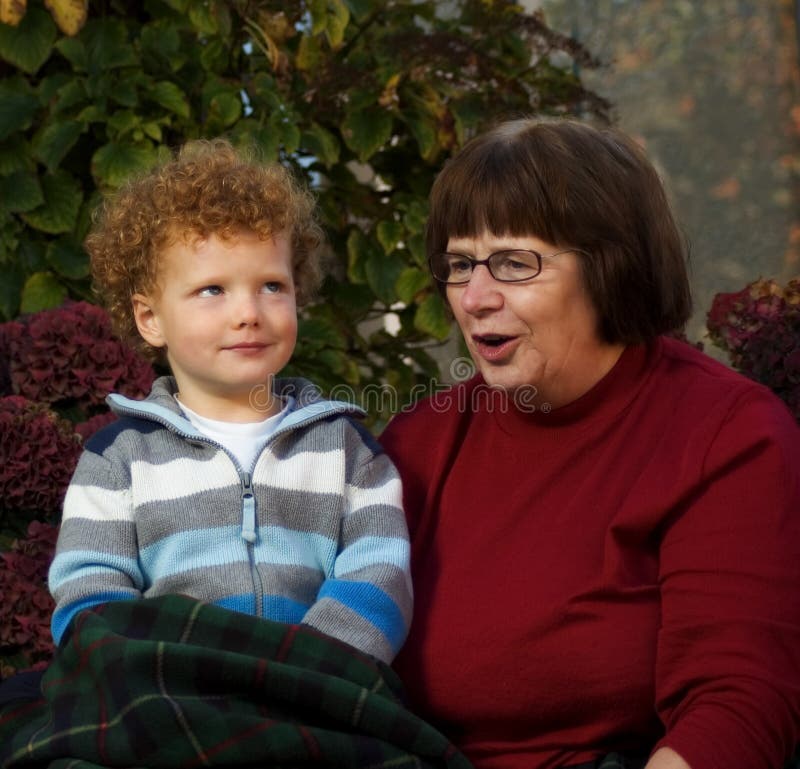Grandma Singing... stock photo. Image of female, christmas - 11348614