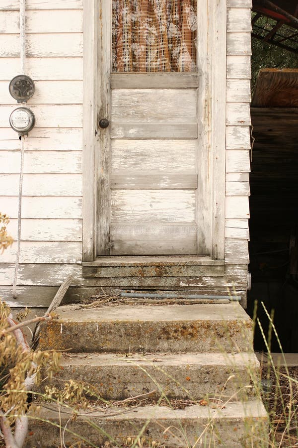 Grandmas door stock image. Image of steps, concrete, chipping - 54267185