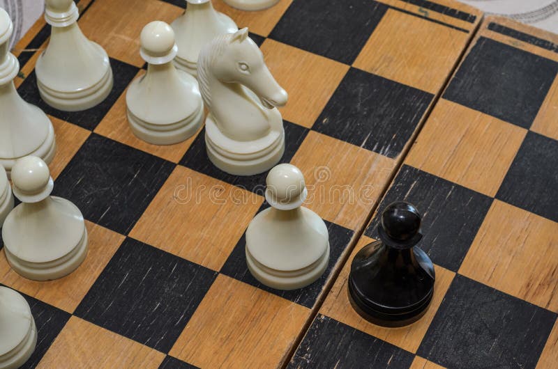 Grandmaster Playing Chess on a Chessboard Stock Photo - Image of bishop ...