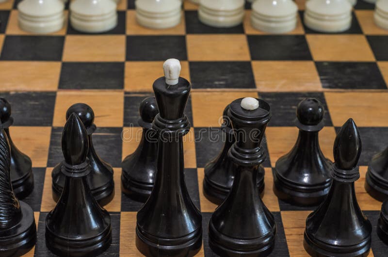 Grandmaster Playing Chess on a Chessboard Stock Photo - Image of ...