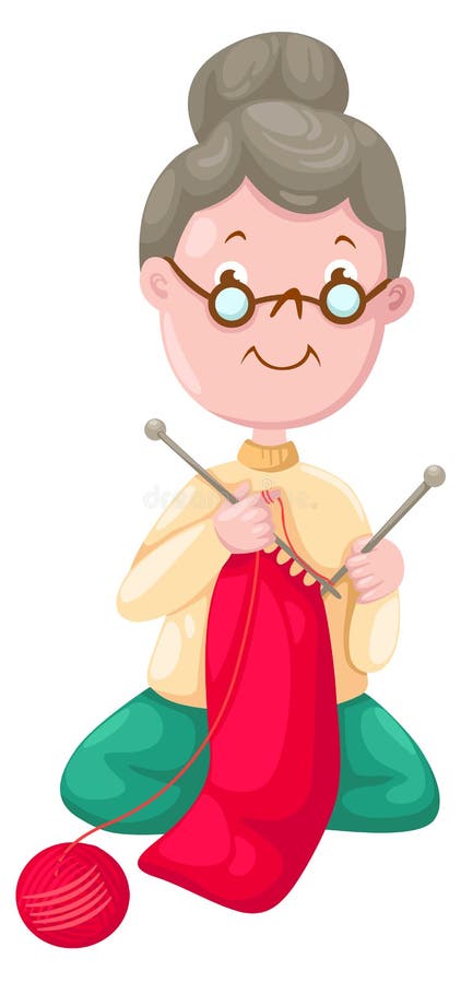 Knitting Nanny Stock Illustrations – 35 Knitting Nanny Stock ...