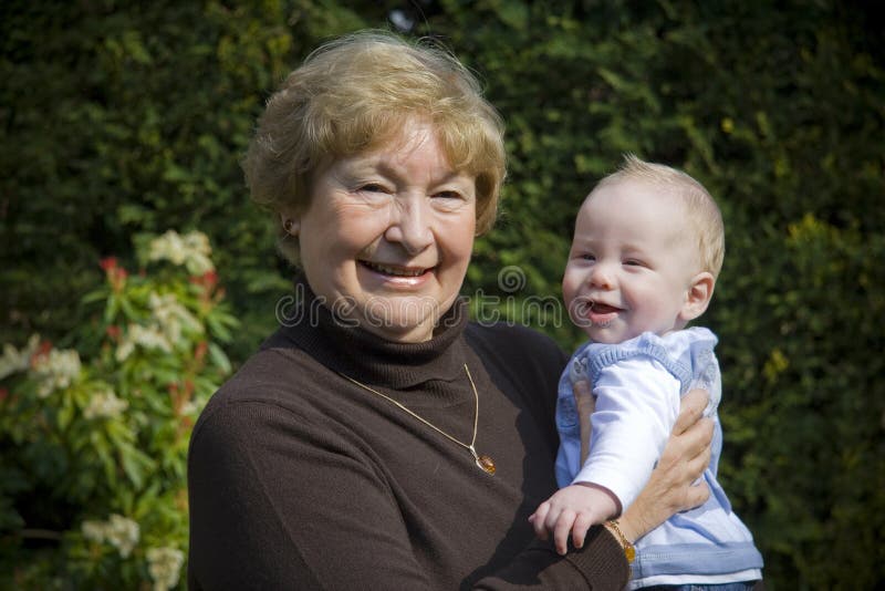 Grandma stock photo. Image of outside, nana, mother, happy - 991218