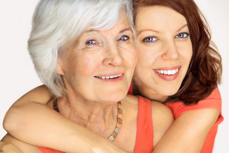 Grandmother and Granddaughter Stock Image - Image of granddaughter ...