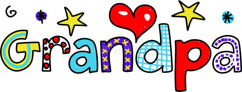 Word Grandpa Stock Illustrations 298 Word Grandpa Stock Illustrations