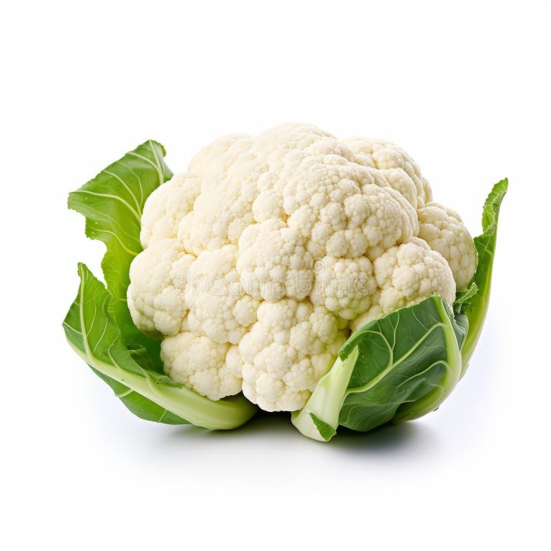 Grandparentcore Cauliflower: White Isolated Vegetable on Background ... Grandparentcore Cauliflower: White Isolated Vegetable on Background ...