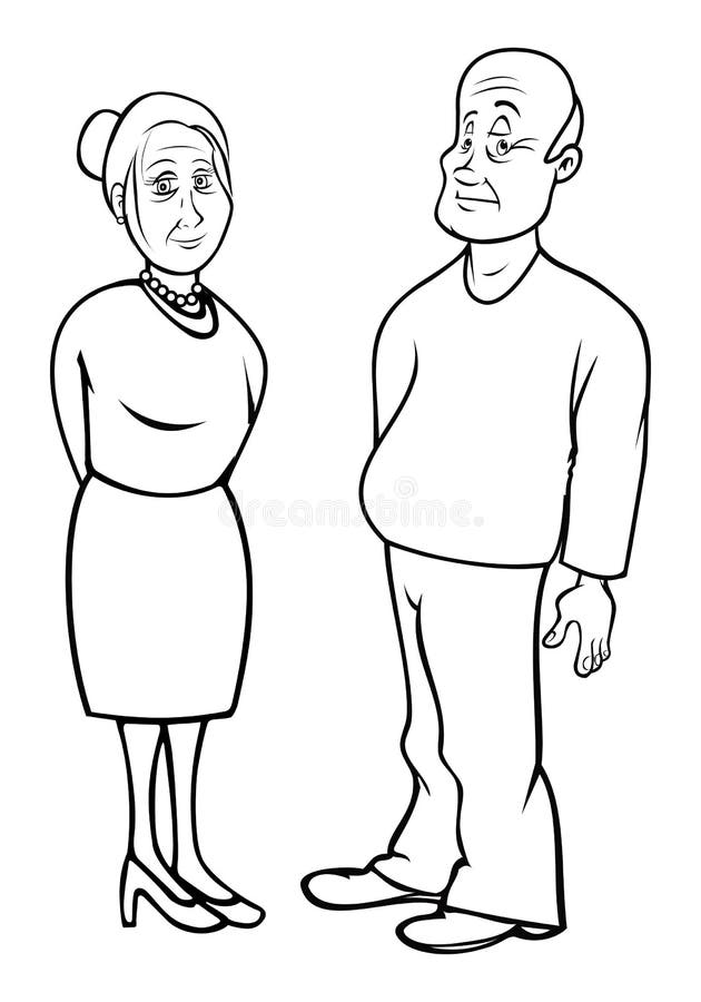 Aunt Clipart Black And White