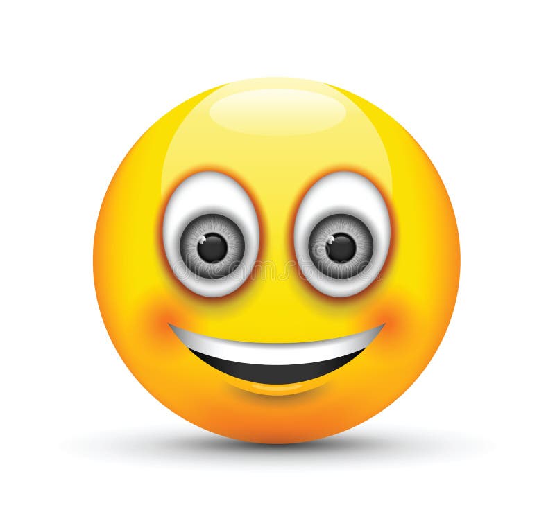 Emoji De Sourire Avec La Ligne Concept D'emoji De Chapeau D'icône Emoji ...