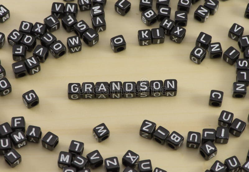 The grandson stock photo. Image of english, concept, design - 82405858