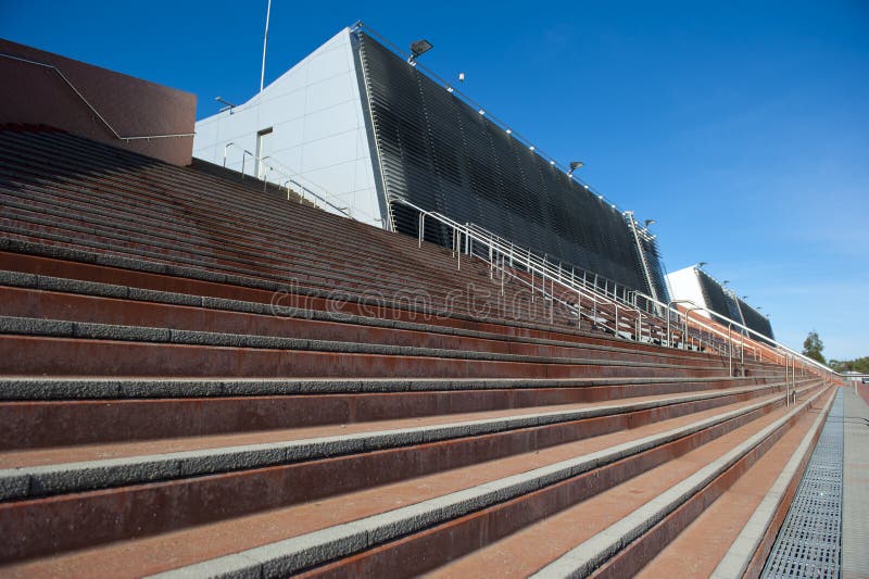 Grandstand architecture stock image. Image of horizontal - 19685619