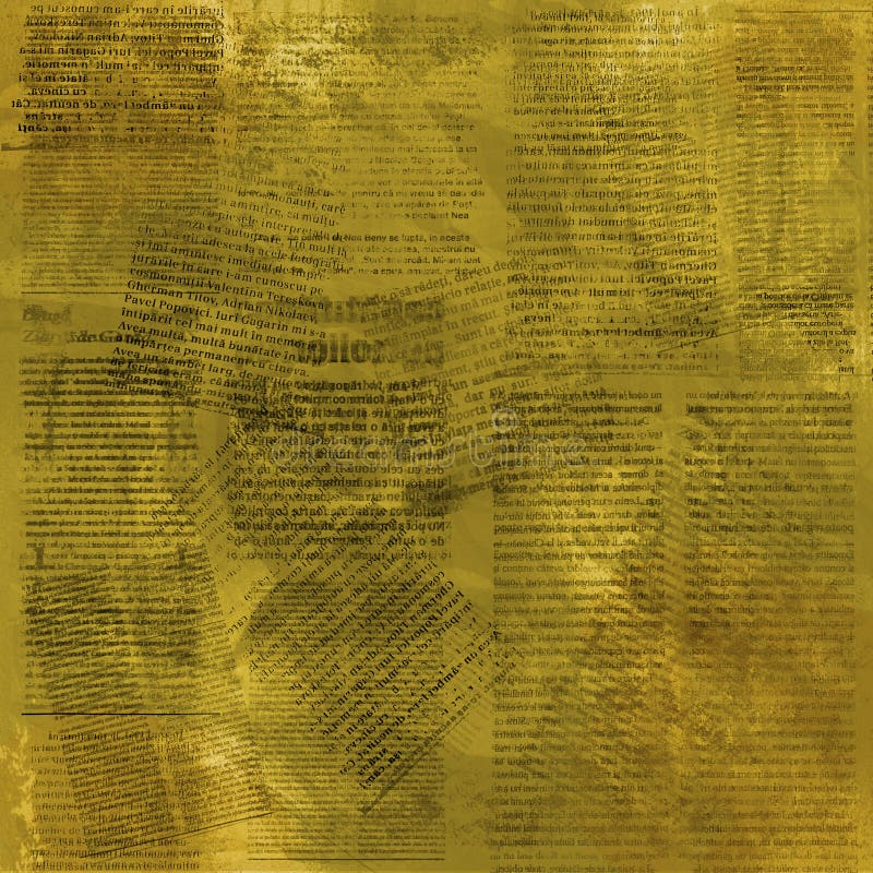 Grunge Abstract Newspaper Background Stock Illustration - Illustration ...