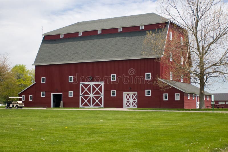 Ferme rouge de grange image stock. Image du agriculture - 23698493