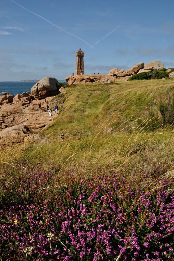 The Granit Rose Coast in Ploumanach Stock Photo - Image of cote, nature ...