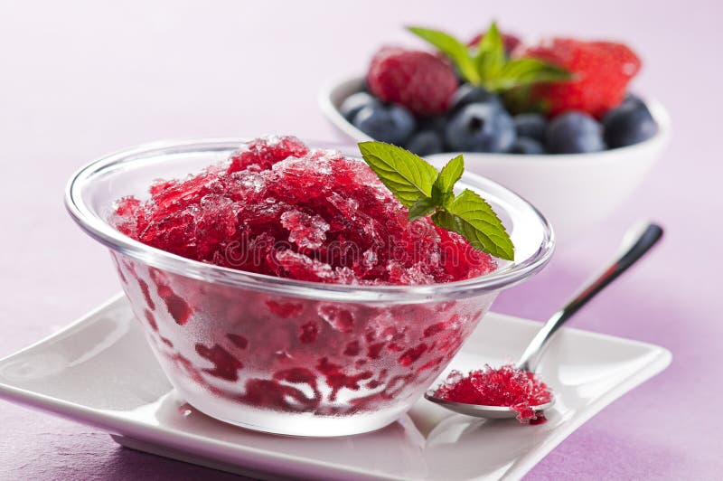 Granita stock image. Image of vertical, sorbet, fruit - 25962909