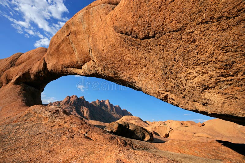 Granite Boulders, Brandberg Mountain, Namibia Stock Image - Image of ...